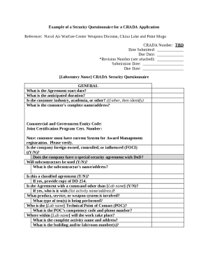 Department of Defense CRADA Template Doc Template | pdfFiller
