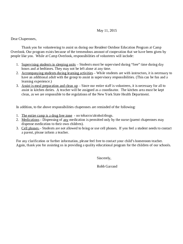 Washington State Outdoor School Study - WWU CBE Doc Template | pdfFiller