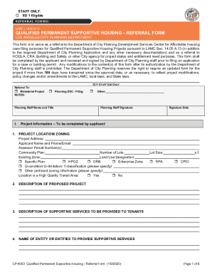 Fillable Online TRANSIT-ORIENTED COMMUNITIES - REFERRAL FORM Fax Email Print - pdfFiller