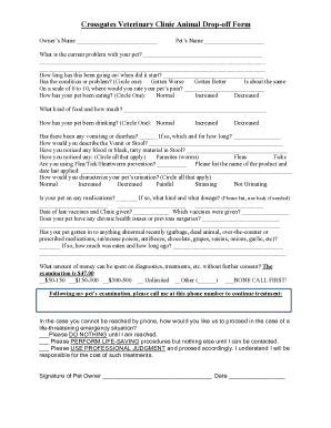 Fillable Online Your vet fee claim pack Fax Email Print - pdfFiller