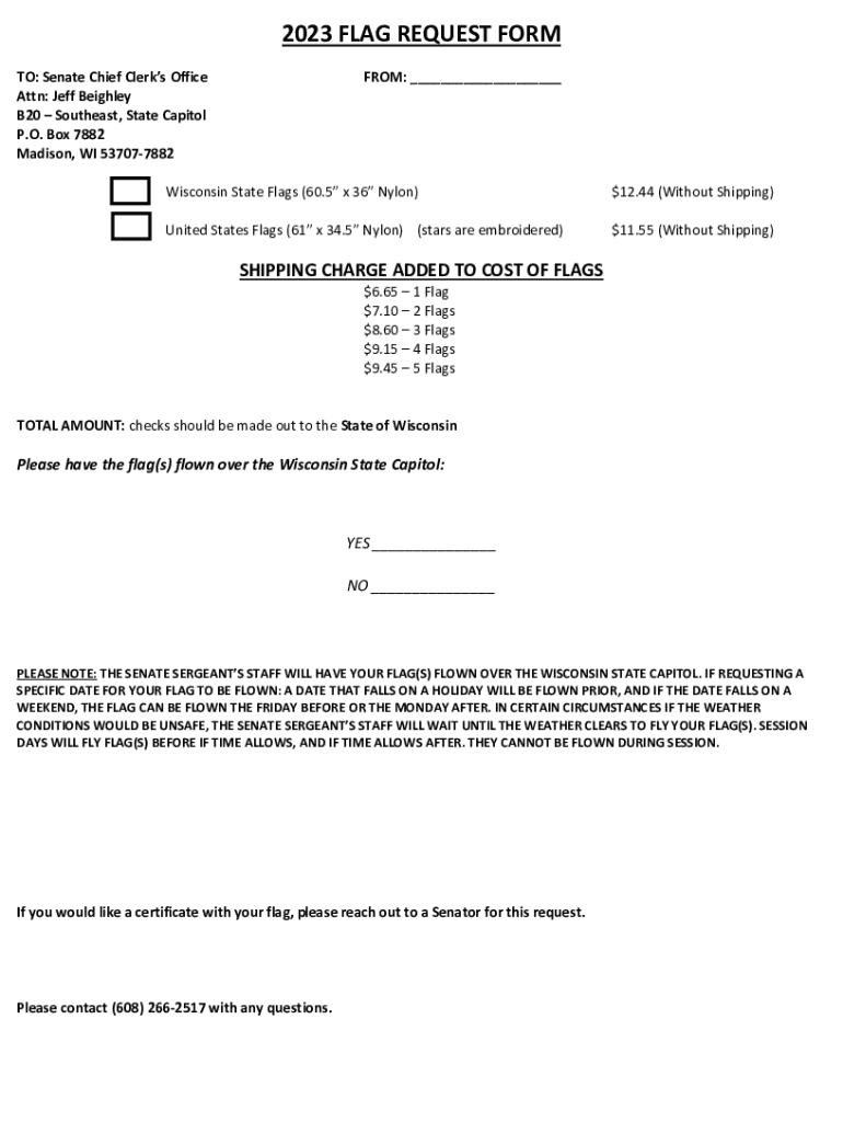 Fillable Online legis wisconsin Jeff Beighley - Bulletin and Calendar ...