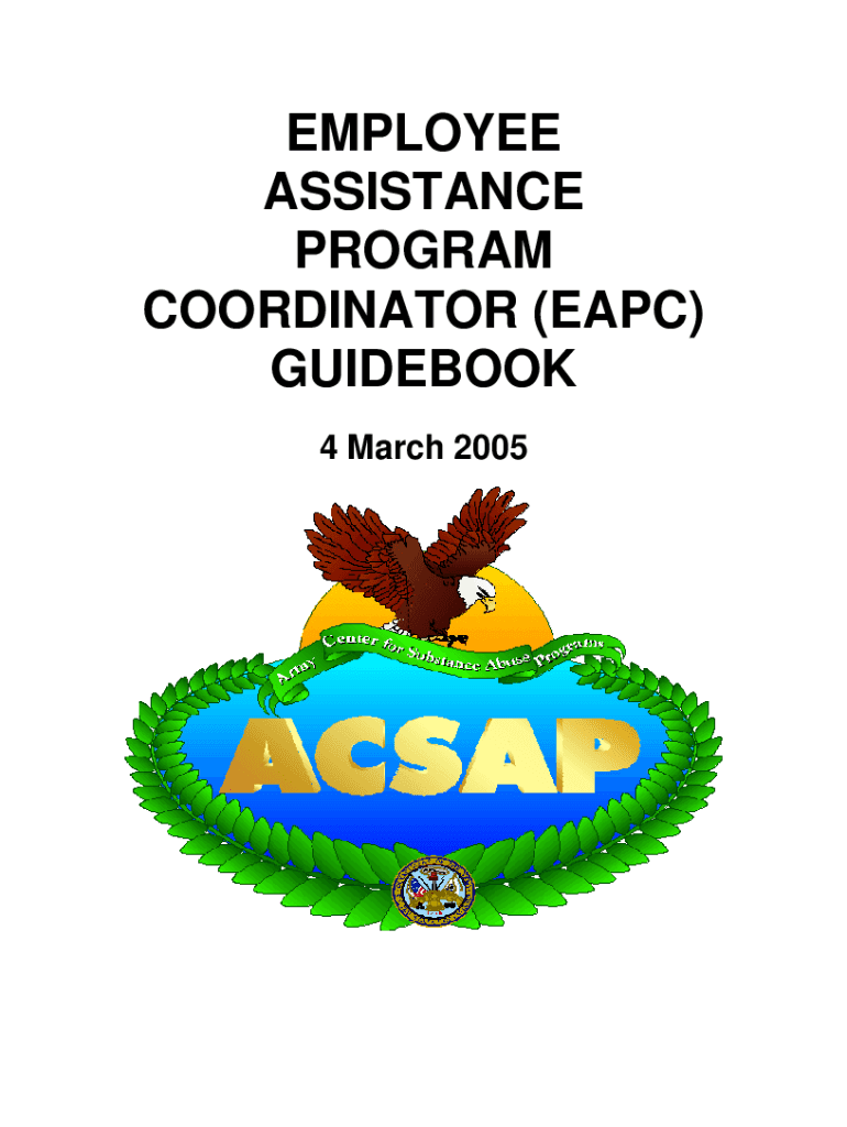 Fillable Online Fillable Online acsap army eapc guidebook form Fax Email Print Fax Email Print ...