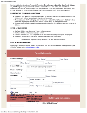 Fillable Online SBL AAR Registration Form Fax Email Print - pdfFiller