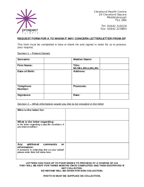 Free To whom it may concern, PDF Doc Template | pdfFiller