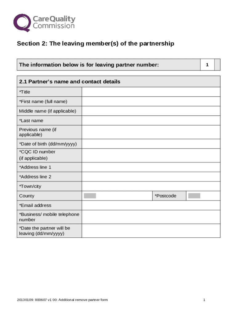 How CQC registers partnerships as service providers Doc Template ...