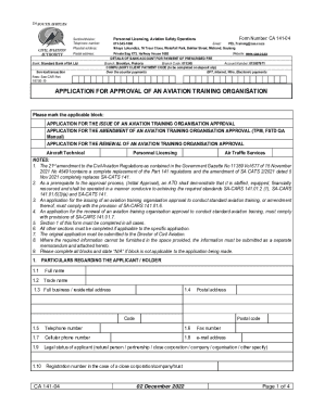 Fillable Online approved training organisation certificate Fax Email ...