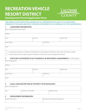 Fillable Online FAQ's About Recreational Vehicle (RV) Regulations in ...