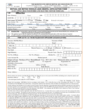 Fillable Online Mutual Aid Mauritius - Fill Online, Printable, Fillable ...