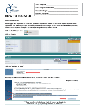 Fillable Online How to Set Up Your YCCD Account Fax Email Print - pdfFiller