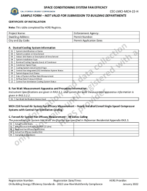 Fillable Online CERTIFICATE OF INSTALLATIONDATA FIELD ... Fax Email ...