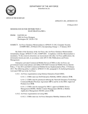 Fillable Online Secretary of the Air Force, Air Force Manual 33-282 ...