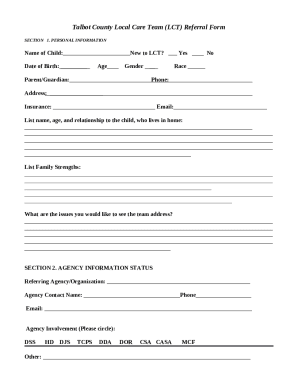 Childrens-Community-Nursing-Team-referral-. ... Doc Template | pdfFiller