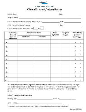 Fillable Online School Name: Date: Fax Email Print - pdfFiller
