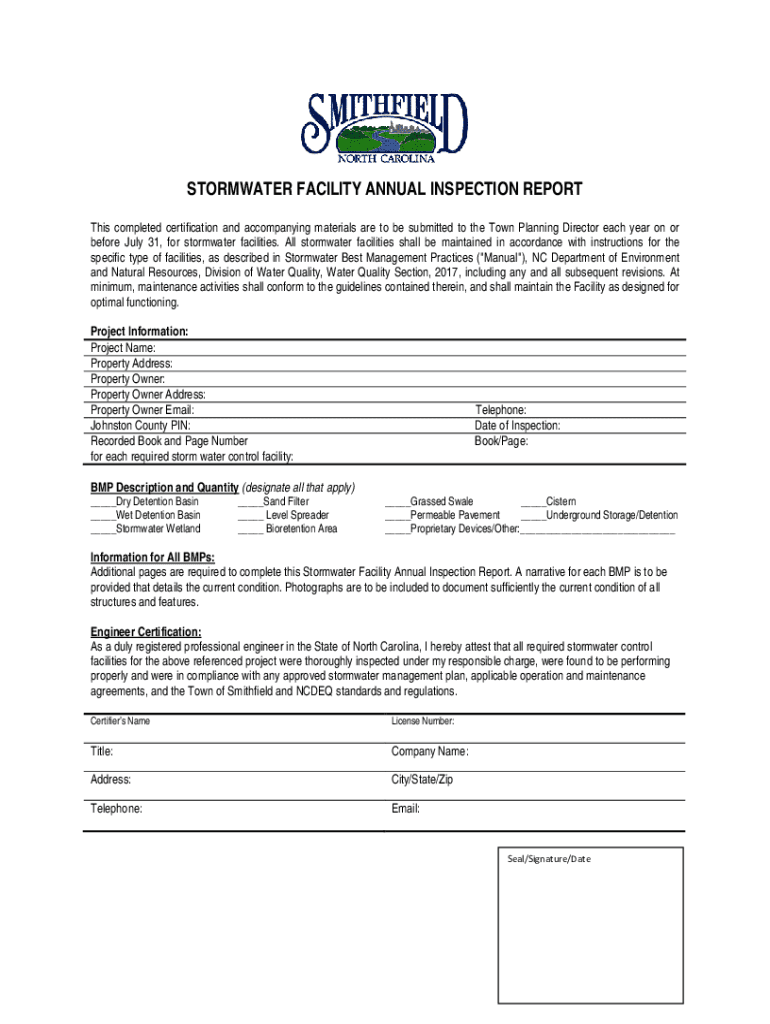 Fillable Online Village of Barrington ILR400285 MS4 Annual Facility ...