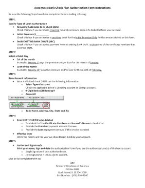 Fillable Online Chase ach form Fax Email Print - pdfFiller