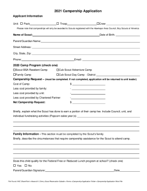Fillable Online MAC-2022 MAC Campership Request Form Fax Email Print ...