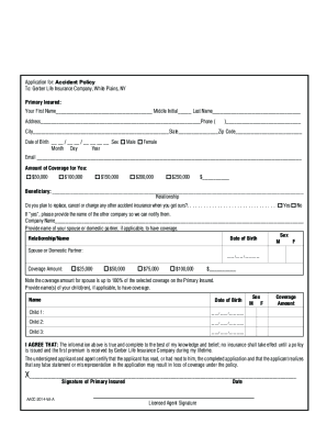 Fillable Online Gerber LifeGrow-Up Plan Agent Instruction for ... Fax ...