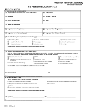 Fillable Online ncifrederick cancer Directive 740 - Fire Protection ...