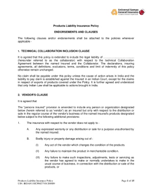 Fillable Online Insurance 101: What is an Insurance Endorsement or ...