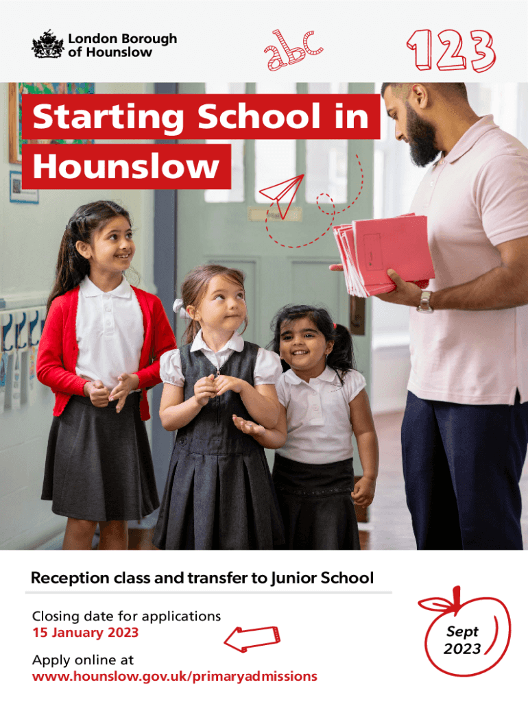 Fillable Online Starting School in Hounslow - groveparkprimary.co.uk Fax Email Print - pdfFiller