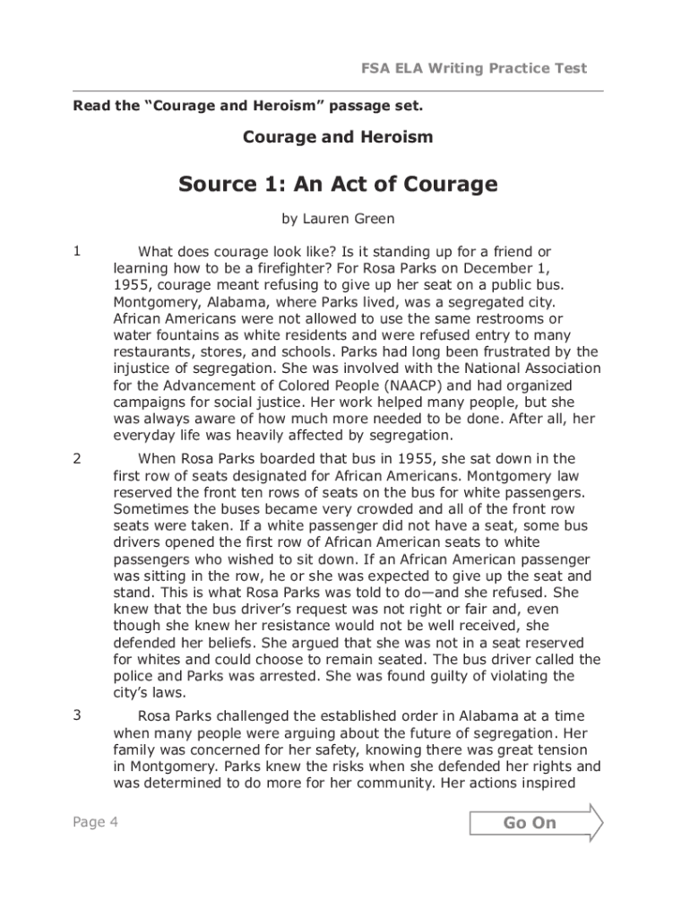 Fillable Online Source 1: An Act of Courage - PDF Free Download Fax ...
