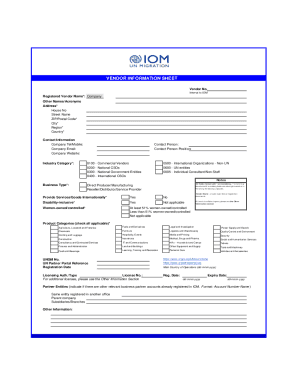 Fillable Online ireland iom Internal to IOM Fax Email Print - pdfFiller