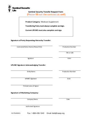 Fillable Online Transfer Request Form.doc Fax Email Print - pdfFiller