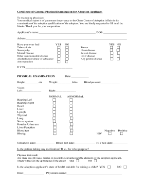 Fillable Online Certificate-of-General-Physical-Examination-for ...