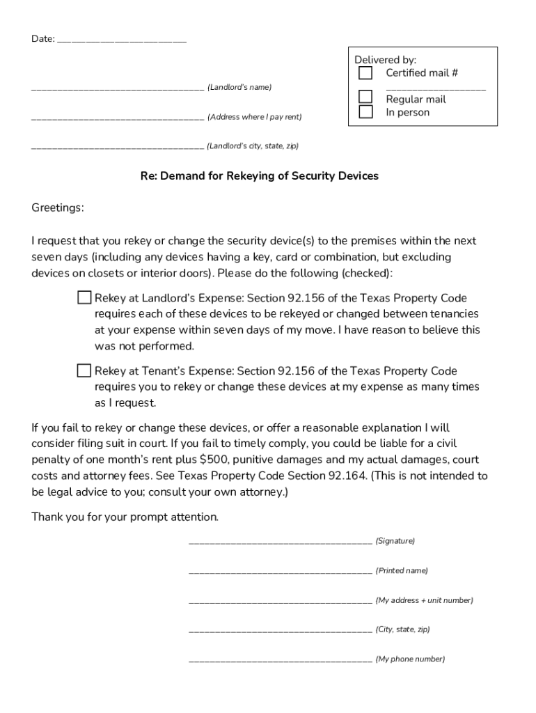 Fillable Online (Landlords name) Fax Email Print - pdfFiller