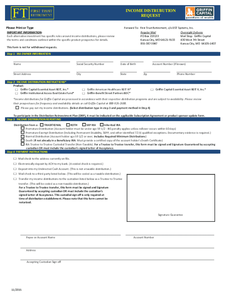 Fillable Online First Trust Retirement Forms - Fill Online, Printable ...