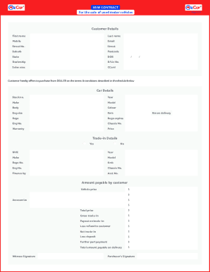 Fillable Online spot delivery form criteria Fax Email Print - pdfFiller