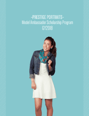 Fillable Online Senior Model Ambassador application form - Fax Email ...
