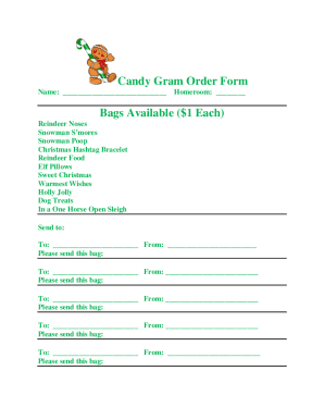 Fillable Online ELBOYA CAFETERIA ORDER FORM ELEMENTARY STUDENTS Fax ...