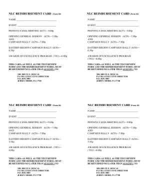 Fillable Online Nlc Claim Form - Fill Online, Printable, Fillable ...