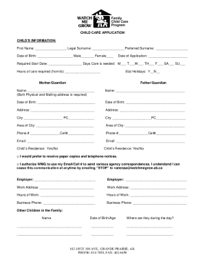 Fillable Online Parent-Provider-Agreement-Form-PPA- ... Fax Email Print ...