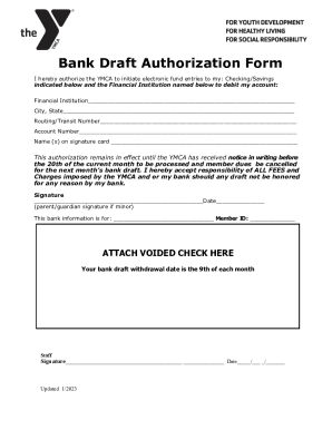 Fillable Online Electronic Fund Transfer Authorization Form Fax Email ...