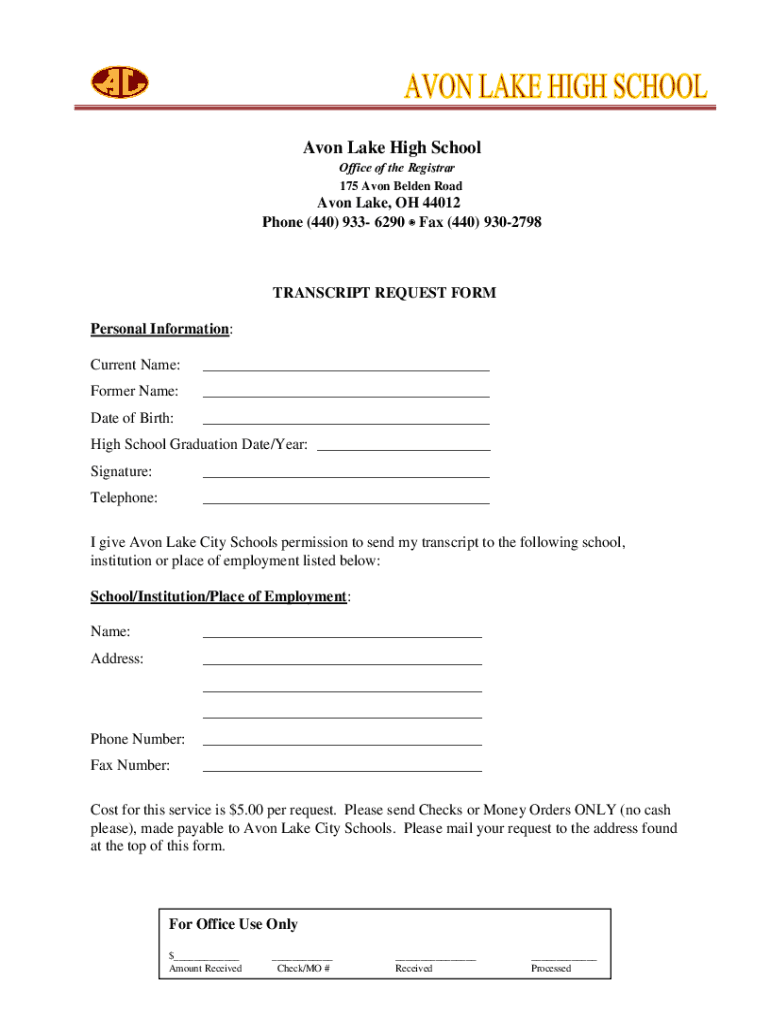 Fillable Online Technology Forms - AVON LAKE Fax Email Print - pdfFiller
