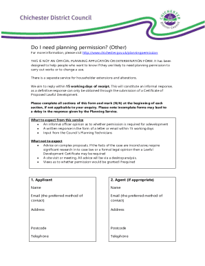Fillable Online Planning application forms and guidance notes Fax Email ...