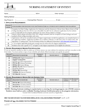 Fillable Online How To Write a Nursing Statement of Purpose ... Fax ...