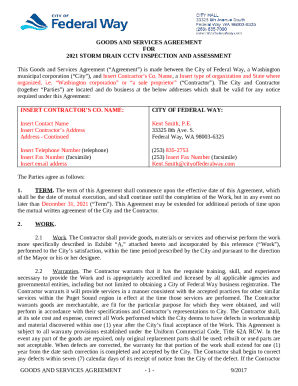 G Street Sewer Public Service Agreement (PSA) Co - Blaine, WA Doc ...