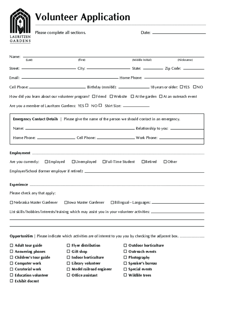 Fillable Online Youth Sports Volunteer Coach Application Fax Email ...