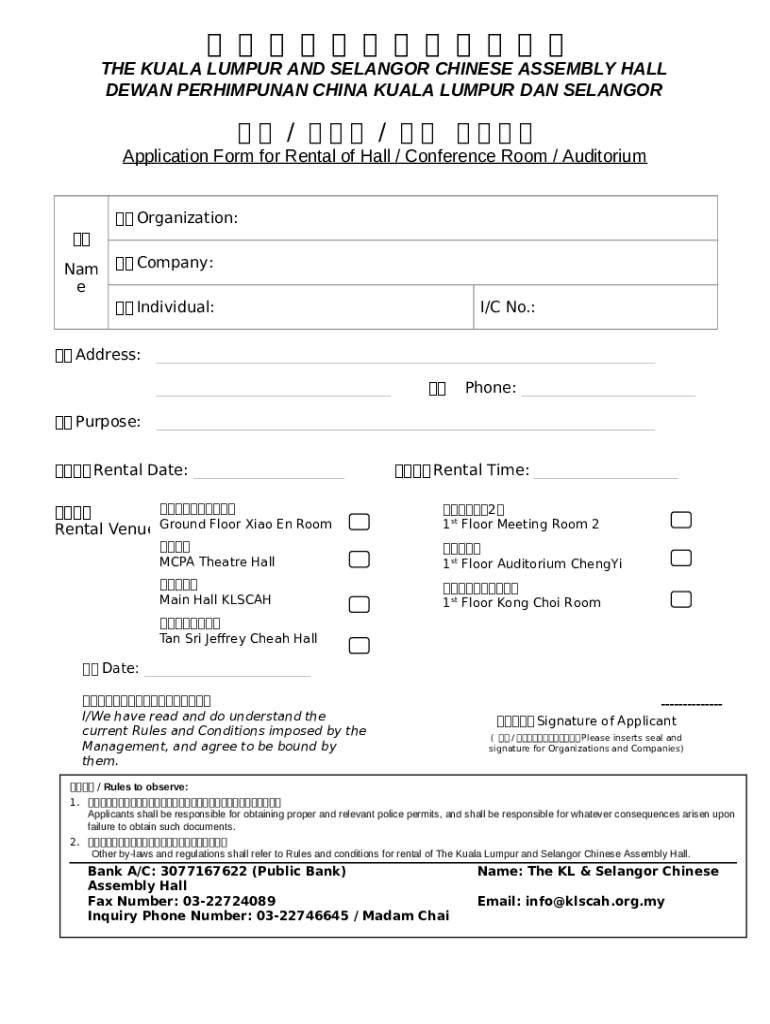 Application 25082018 - klscah.org.my Fax Email Print - klscah org Doc Template | pdfFiller