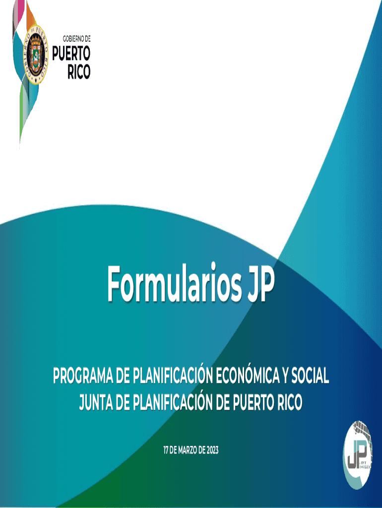 Completable En línea Formularios de la Junta de Planificacin - - PR.GOV ...