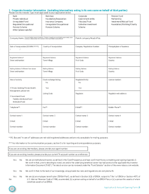 Fillable Online Bank Account Registration Form Template Fax Email Print ...