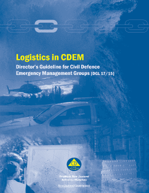 CDEM Exercises Director's Guideline for Civil Defence ... Doc Template ...