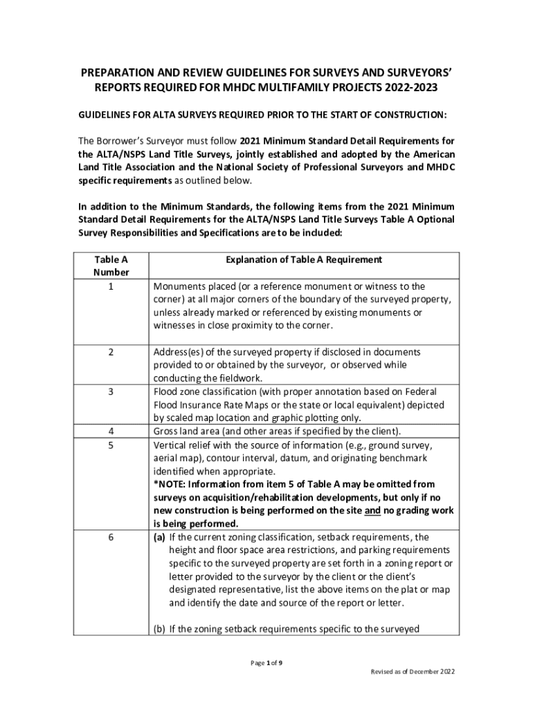 Fillable Online ALTA SurveyTo bring uniformity in surveys by Maria ...
