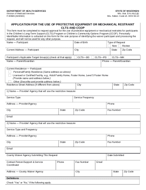 Instructions and Requirements for the Use of Protective ... - dhs ...