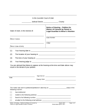 UT: Certificate of the Clerk Doc Template | pdfFiller