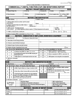 Fillable Online state of florida department of transportation Fax Email ...