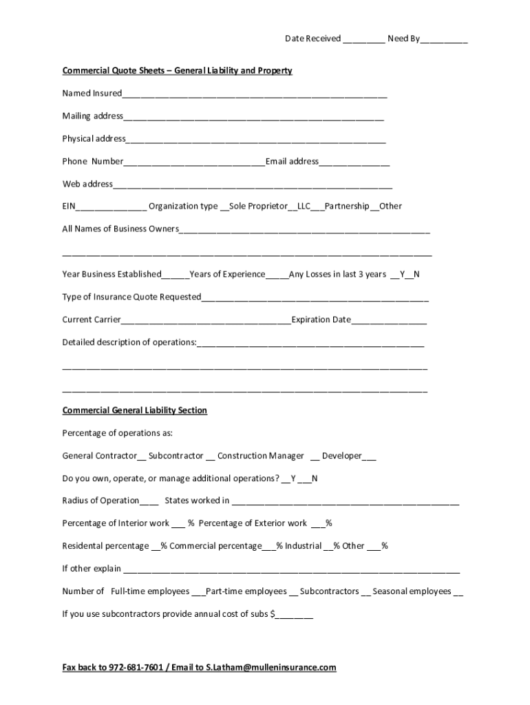 Fillable Online Need By Fax back to 972-681-7601 / Email to ... Fax Email Print - pdfFiller